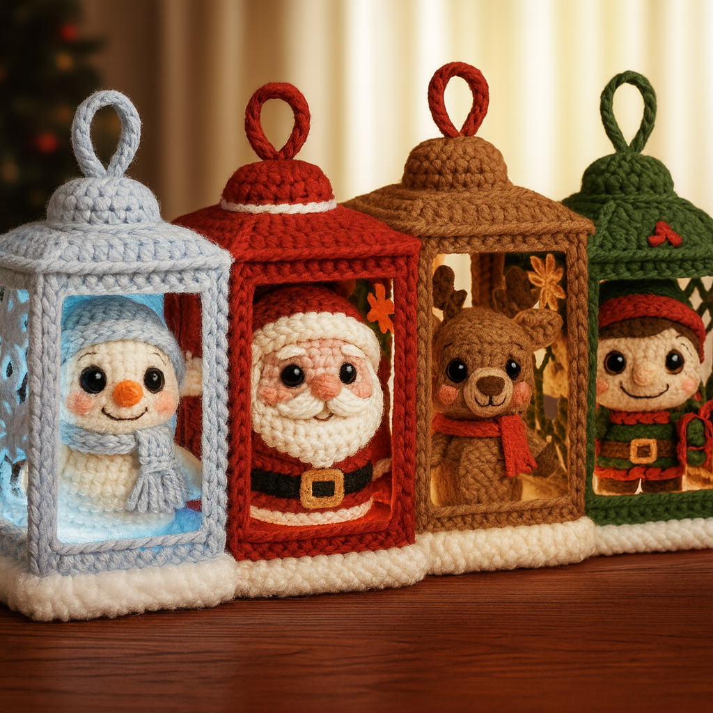 Christmas Lanterns Crochet Pattern Bundle – Happy Hookie